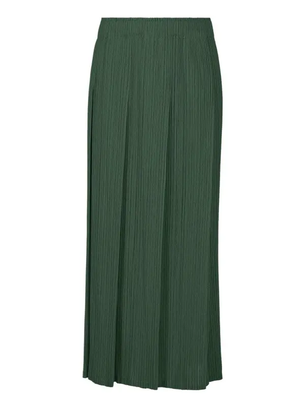 Issey Miyake Pleated Skirt - Green