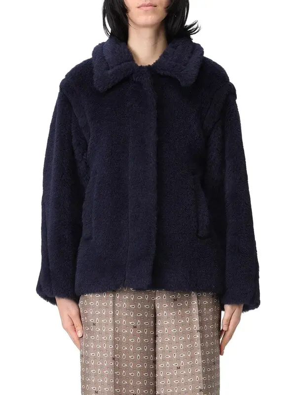 Max Mara Fur Coat - Marine