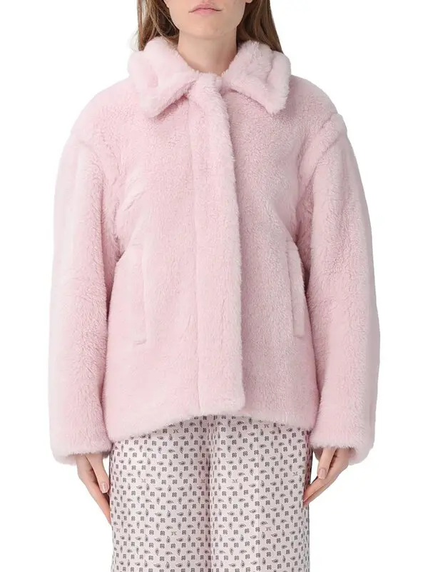 Max Mara Fur Coat - Pink