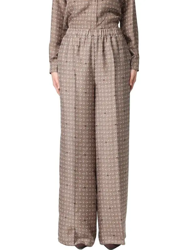 Max Mara Wide Leg Trousers - Kaki