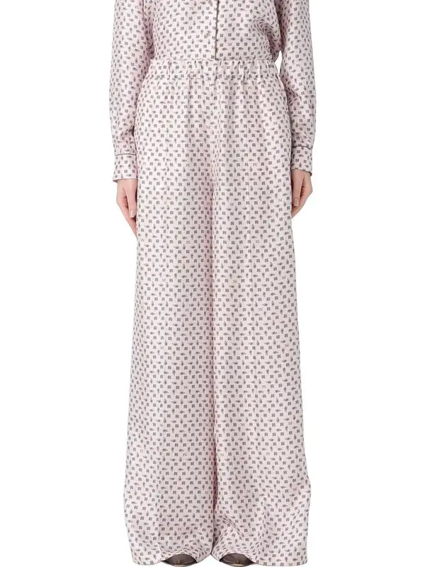 Max Mara Wide Leg Trousers - Pink