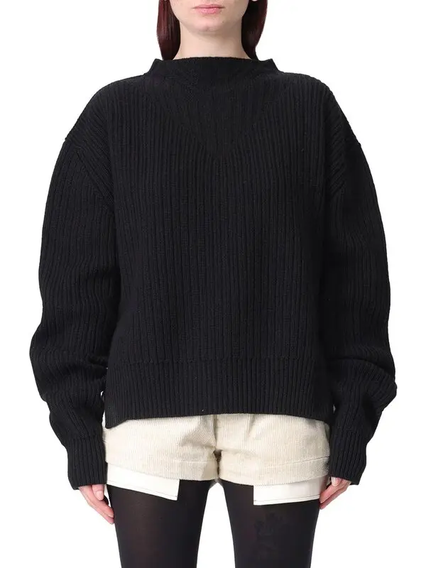Rick Owens Ribbed Knit Pullover - Black