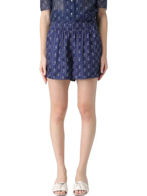 Tory Burch Printed Shorts - Blue