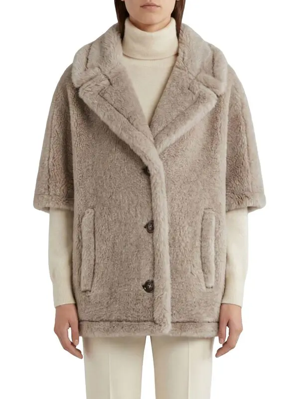 Max Mara Fur Coat - Moss Green