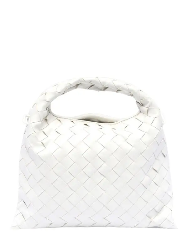 Bottega Veneta Woven Handbag - White