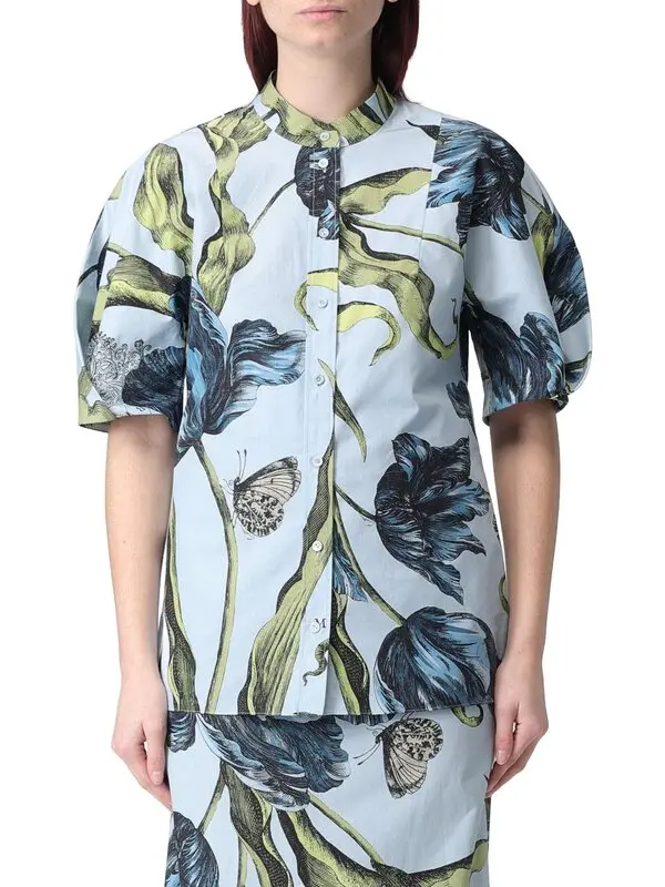 Erdem Floral Print Shirt - Blue