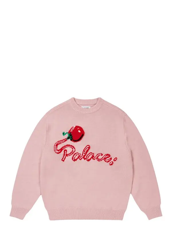 PALACE Tommy Knit - Pink