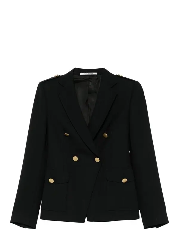 Tagliatore Wool Double-breasted Jacket - Black