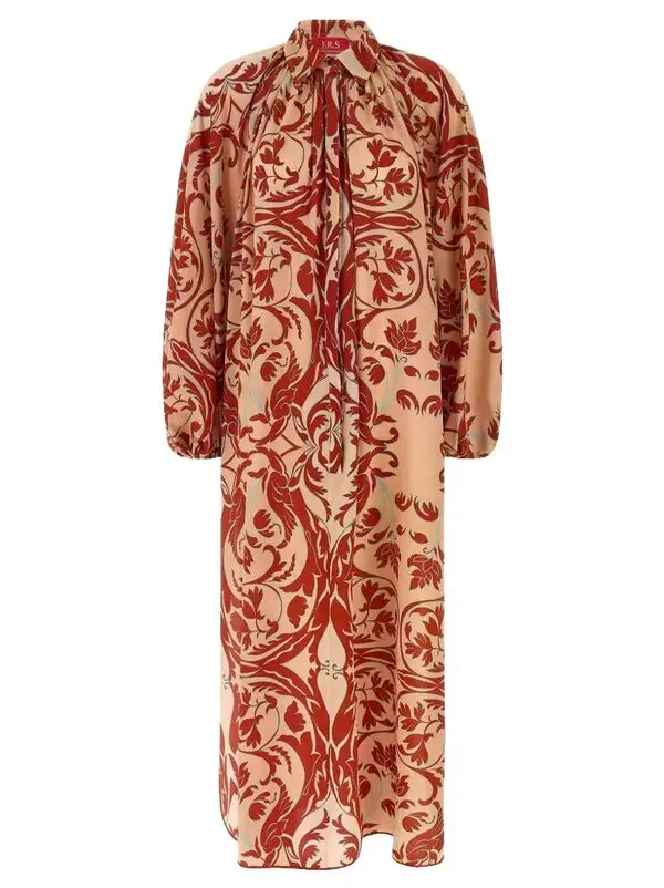 F.R.S FOR RESTLESS SLEEPERS Geometry Print Raque Dress - Neutrals