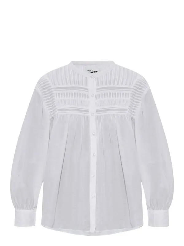 MARANT ETOILE Plalia Cotton Shirt - White