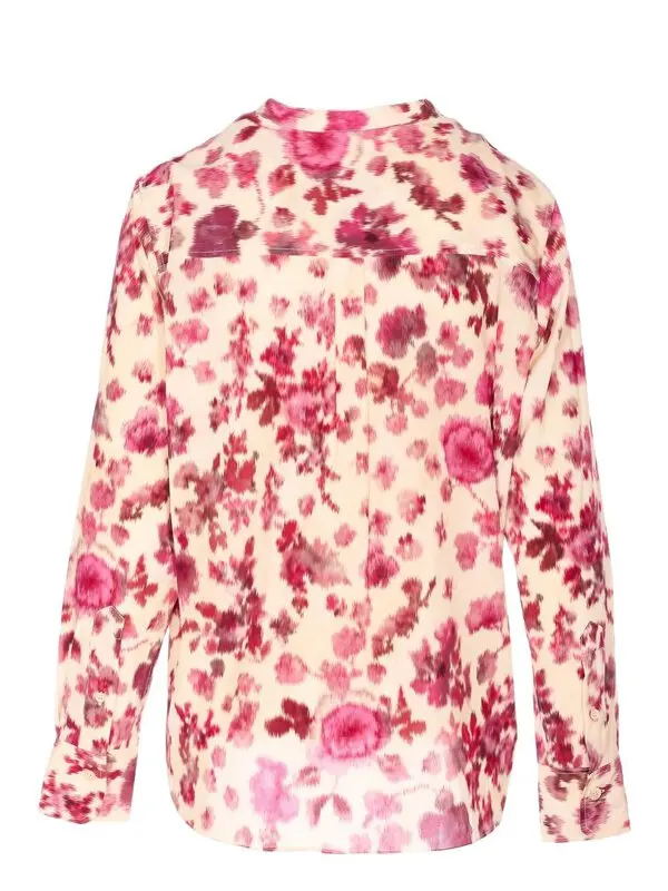 Isabel Marant Rusak Silk Blouse - Pink