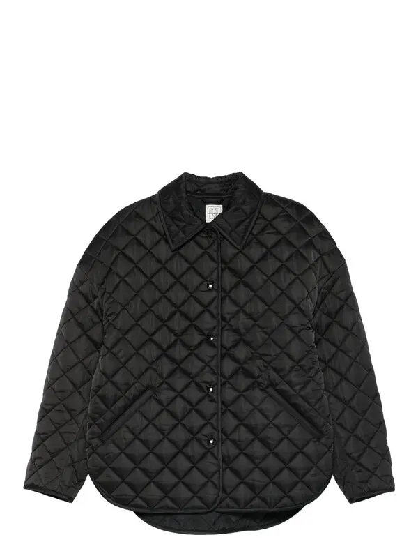 TOTEME Quilted Nylon Jacket - Black