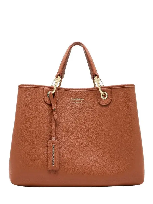 Emporio Armani Myea Medium Shopping Bag - Brown
