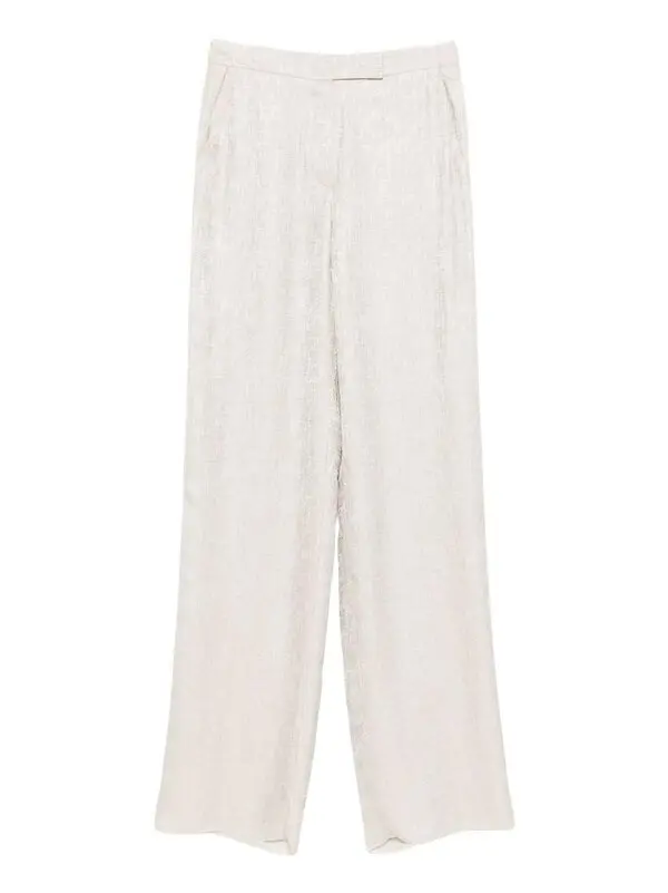 Emporio Armani Straight-leg Trousers - Beige