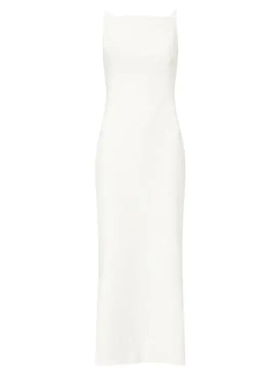 Givenchy Satin-crepe Maxi Dress - Ivory