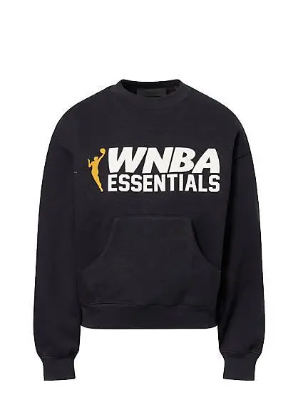 Fear Of God Fog X Essentials X Wnba Graphic-print Sweatshirt - Vintage Black