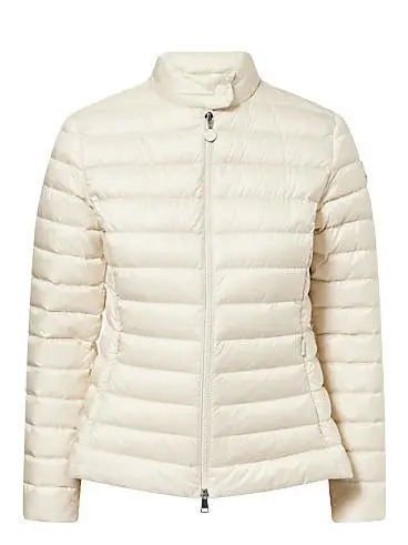 Moncler Igelle Cinched-waist Shell-down Jacket - Light Beige