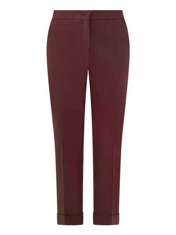 Etro Cuffed Trousers - Red