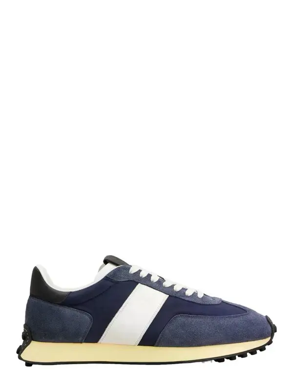 TOD'S Panelled Lace-up Sneakers - Blue