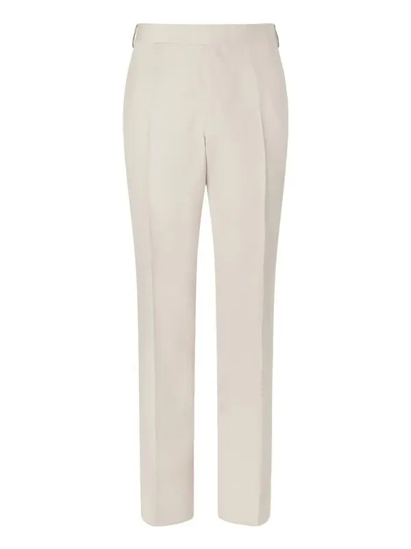 LARDINI Straight-leg Trousers - Neutrals