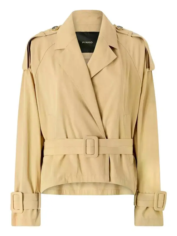 Pinko Belted Jacket - Neutrals