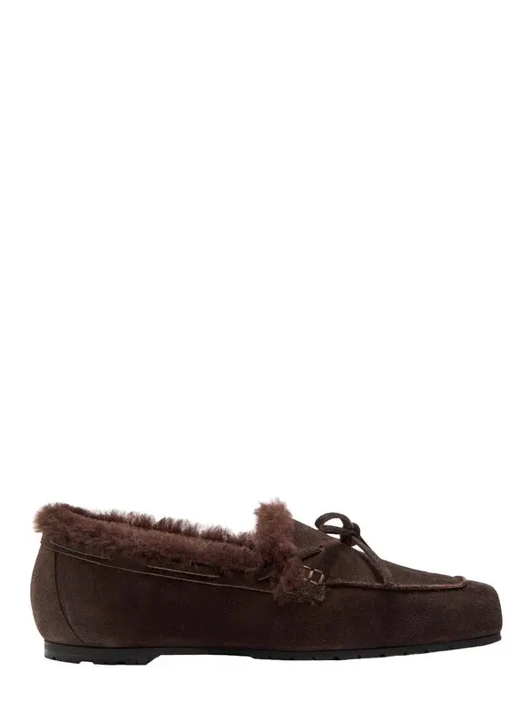 AeydĒ Jasper Shearling-lined Loafers - Brown