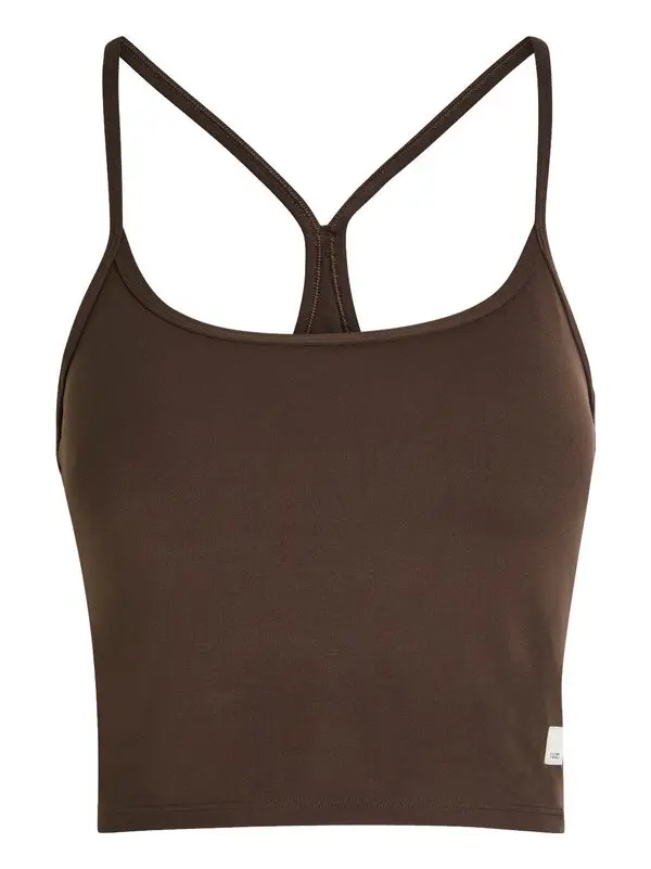Vuori Stretch-jersey Tank - Brown
