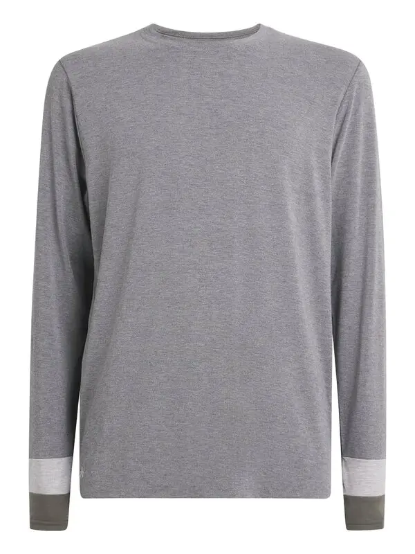 HOMEBODY Duo-panel Long-sleeve T-shirt - Grey