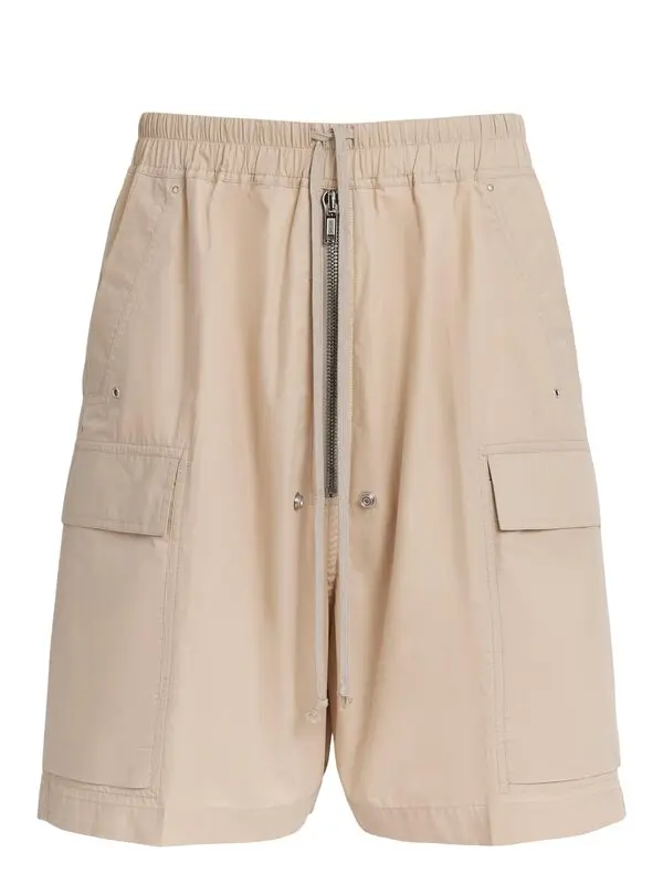 Rick Owens Bela Cargo Shorts - Beige