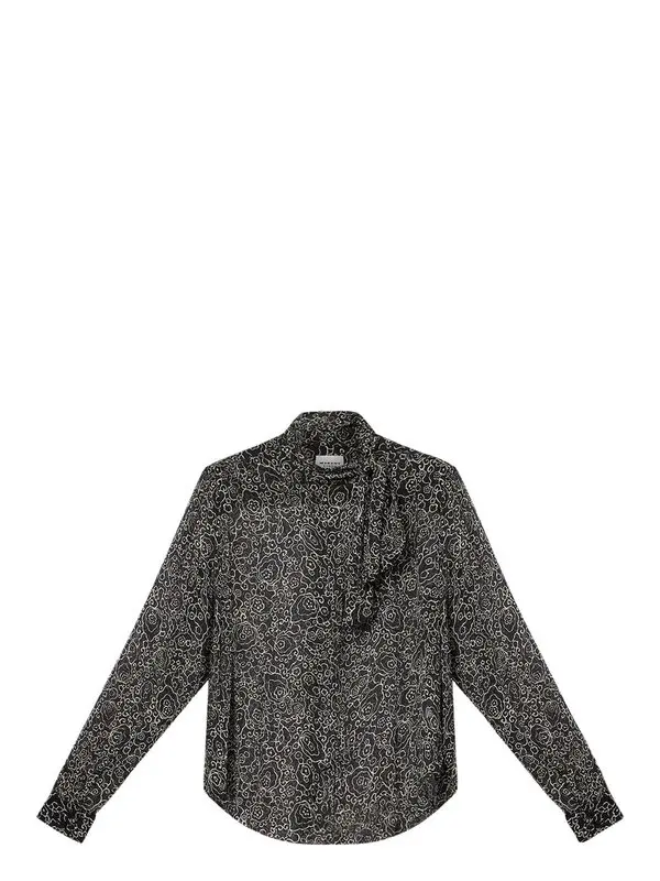 MARANT ETOILE Leona Top - Black/ecru