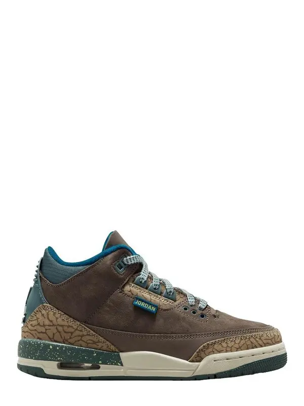 JORDAN 3 Retro Sneakers - Olive Grey/green Abyss/khaki