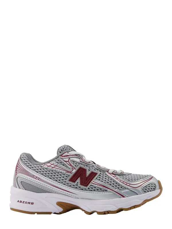 NEW BALANCE 740 Bungee Lacein - Silver Metalic/monarch Burgundy