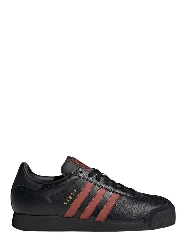Adidas Samoa Sneakers - Core Black/preloved Ruby/gold Metallic