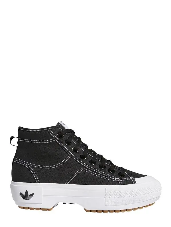 Adidas Nizza Trek High-top Sneakers - Core Black/cloud White/gum