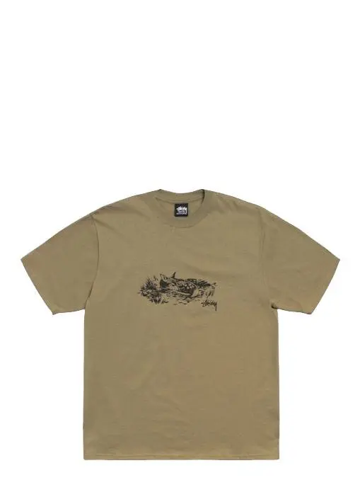 StÜssy Fawn Tee Shirt - Army