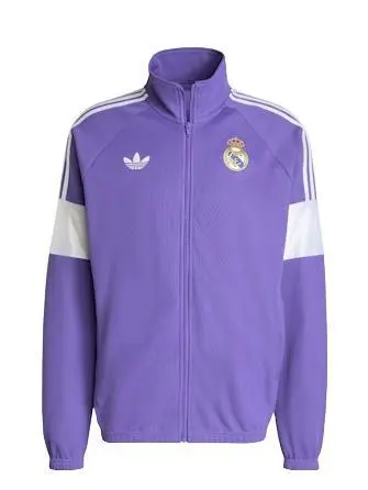 Adidas Real Madrid Lfstlr Track Top - Purple Rush