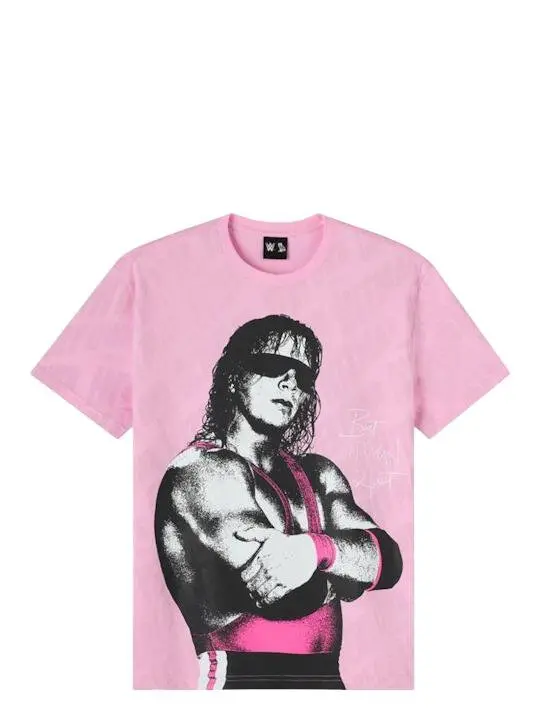OVO X Wwe Bret The Hitman Hart Tee Shirt - Pink