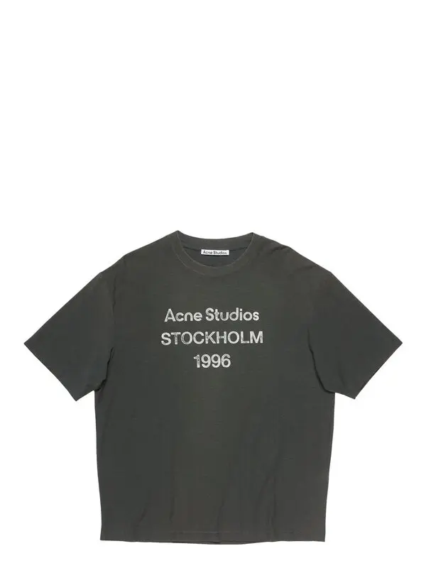 Acne Studios Relaxed Fit T-shirt - Faded Black