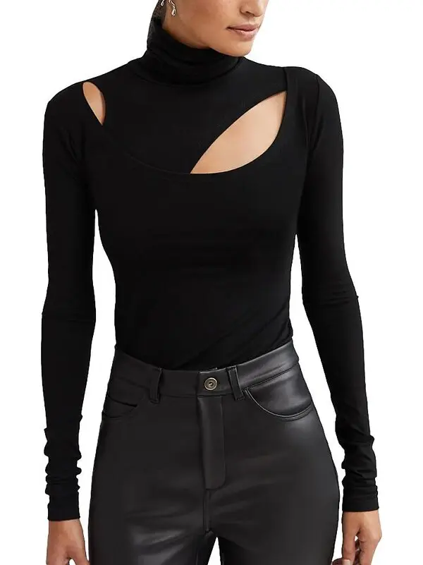 MARCELLA Dahlia Top - Black