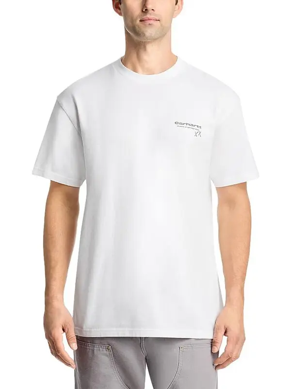 Carhartt Work In Progress Garble Graphic Tee - White