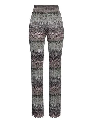 Missoni Intarsia Knit Bootcut Pants - Pink