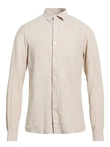 ONLY & SONS Shirt Size Linen, Cotton, Recycled Cotton - Beige