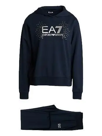 EA7 Tracksuit In Cotton, Modal, And Elastane - Blue