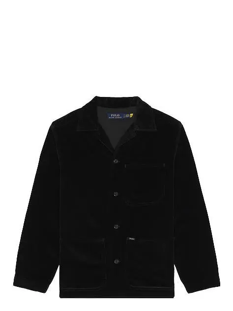 Polo Ralph Lauren Wale Corduroy Barton Overshirt - Black