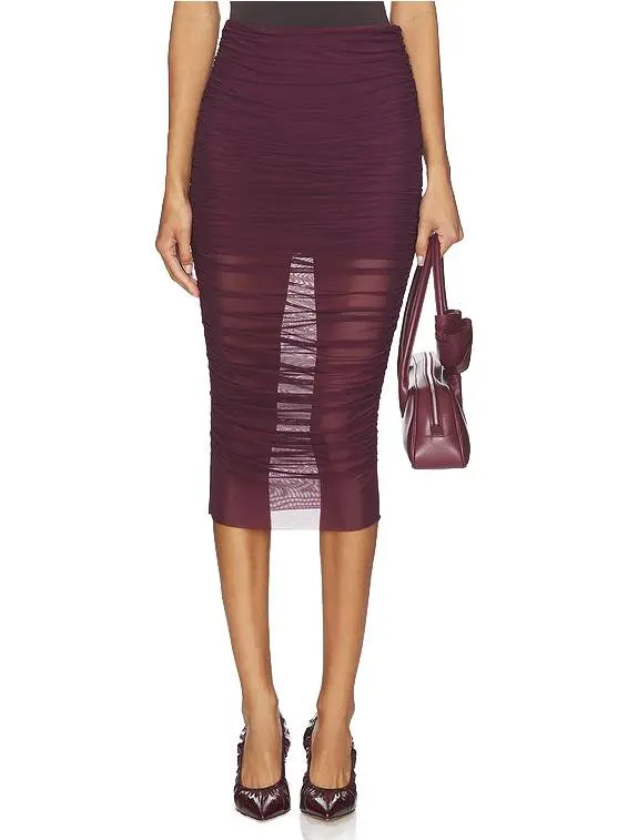SEROYA Maja Skirt - Merlot