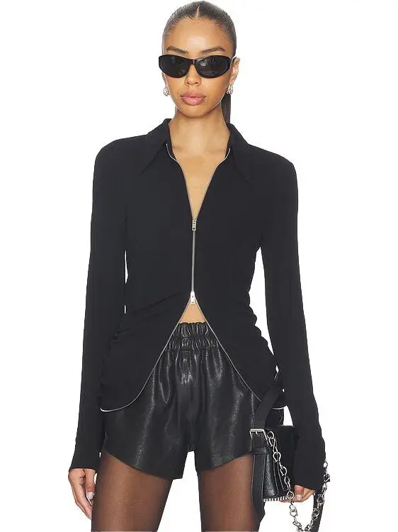 Alexander Wang Drape Back Shirt - Black