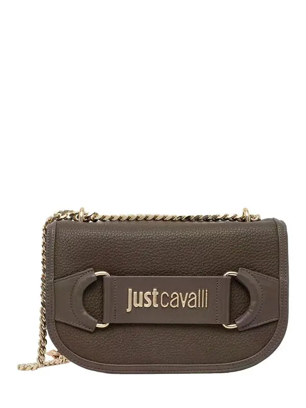 Just Cavalli Logo-lettering Cross Body Bag - Brown