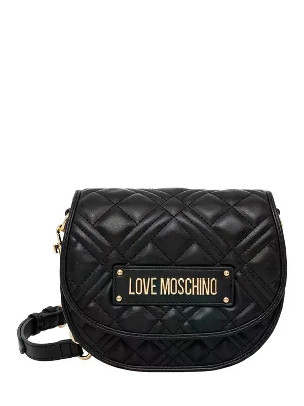 Moschino Quilted Cross-body Bag - Black