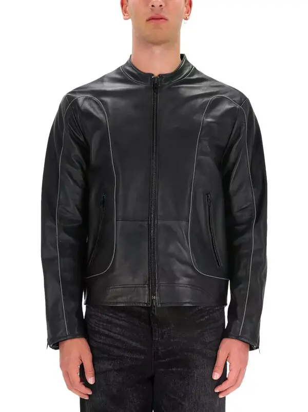 Diesel Panelled Zip Jacket - Black