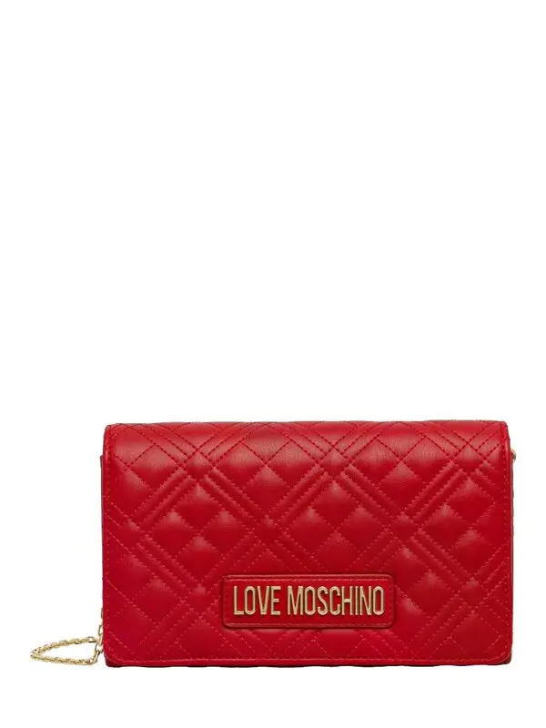 Moschino Quilted Cross-body Bag - Red